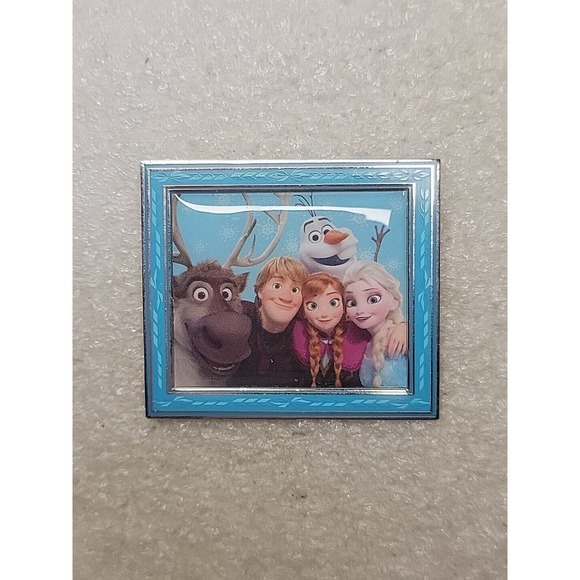 Disney | Jewelry | Disney Park Pin Frozen Family Photo Blue Frame 29 ...